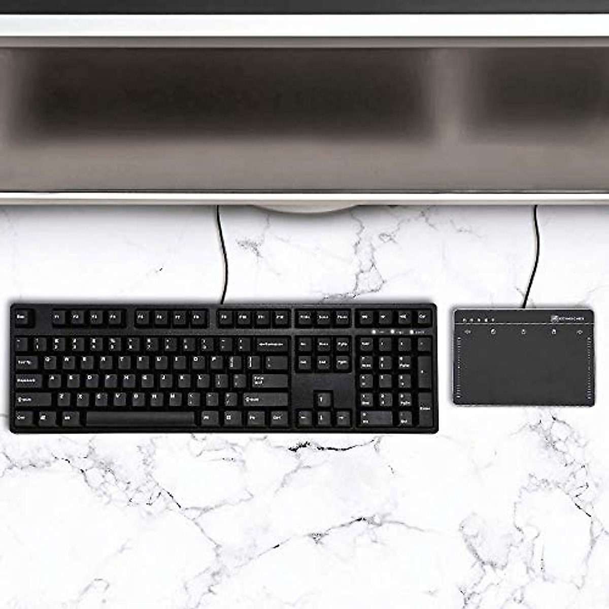 ikbc CD108 V2 Mechanical Keyboard, Cherry MX Silent Red Switch, Full Size with Mistel PBT Keycaps, Windows/Mac