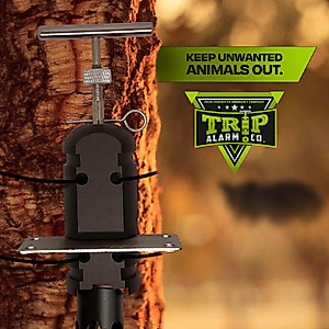 12 Gauge Trip Wire Alarm by Trip Alarm Co. (Black) USA Made Perimeter Defense Device 360° Coverage Quad 3.0 Early Warning Security Device System for Camping and Property Safety