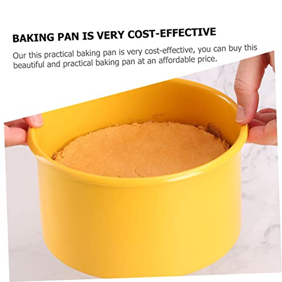 Abaodam 2pcs cake pan mold round cake pan mini cakes circle cake pan 9 inch cake pan deep cake baking pan bread useful baking tray baking plate for kitchen oven baking mold food microwave