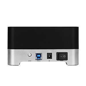 Clone Dock HDD duplicator Disk Drive Hard Reader SATA Hard Drive Docking Station USB 3.0 SSD HDD Docking Station Dual Bay for 2.5 or 3.5inch HDD with Hard Drive Duplicator/Cloner 12 TB (Docking)