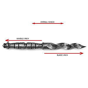 Damascus Steel blade Knife - Camping Hunting Hiking Outdoor