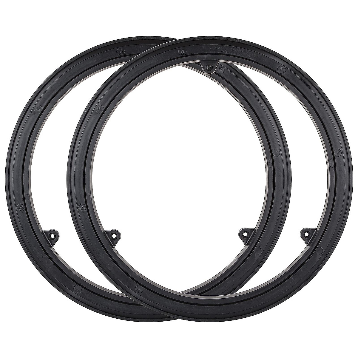 12 Inch Lazy Susan Hardware, 2PCS Lazy Susan Turntable Bearings Swivel Plate, Plastic Rotating Turntable for Rotating Dining Table, Serving Trays, Kitchen Storage Racks, Craft Table