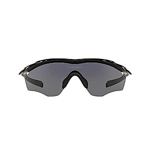 Oakley OO9343 M2 Frame XL Sunglasses+ Vision Group Accessories Bundle(Polished Black/Grey (934301)