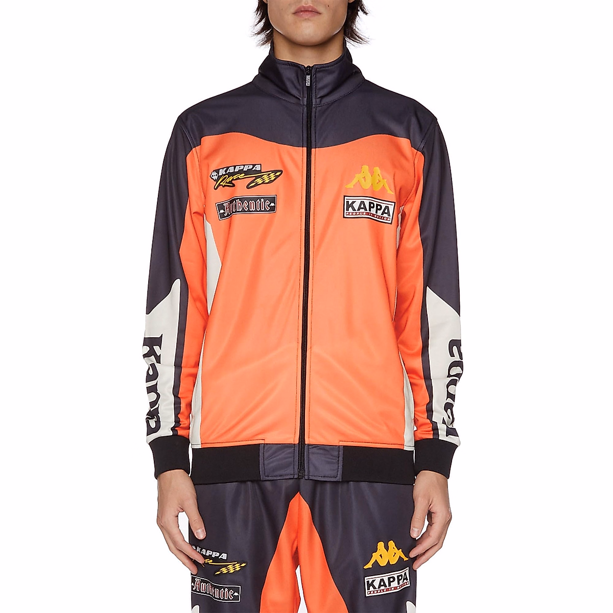 Kappa Men Authentic Rival 2 Track Jacket (Jet Black)