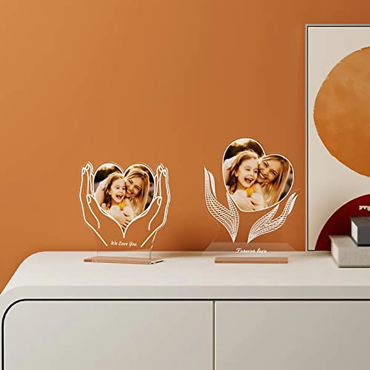 Bemaystar Personalized Gifts for Women - Customized Gifts, Picture Frame Mother's Day Father's Day Birthday Christmas Gifts for Women Men