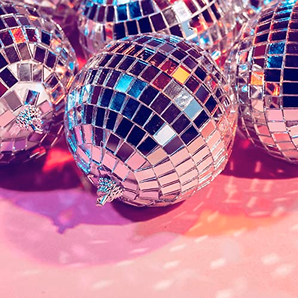 SATINIOR 3600pcs 5 x 5 mm Self-Adhesive Mini Square Glass, Decorative Craft DIY Accessory Mirrors Mosaic Tiles