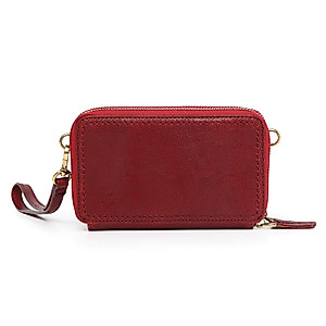 OLD TREND Genuine Leather Northwood Convertible Wallet (Red)