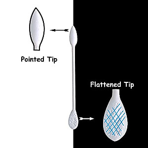 375pcs Precision Cotton Swabs, Double-ended Cotton Buds with Pointed and Flat Tips, Excellent Beauty Tools for Effective Makeup and Personal Care