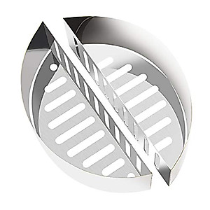 Onlyfire Stainless Steel Contoured Charcoal Basket Holders Fits for Kettle Grill,2 pcs for a Set