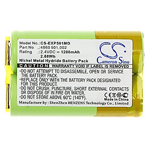 AMITH Battery Replacement for Eppendorf Part NO: 4860 501.002-03, 4860 501.002-05, 4860501.002-05, 4860501.002-06, 4860, Research Pro, Research Pro Electronic Pipett