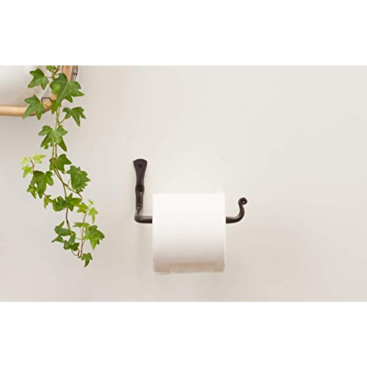 RTZEN Wrought Iron Bathroom Accessories Set, Decorative Hand Towel Bar and Toilet Paper Holder