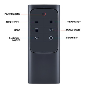 New Replacement Fan Remote Control for Dreo Tower Fan (Black