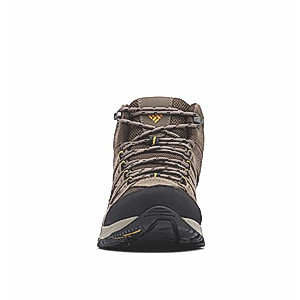 Columbia Mens Crestwood Mid Waterproof Boot Hiking Shoe, Cordovan/Squash, 9.5 US