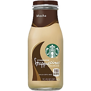 Starbucks Frappuccino, Mocha, Coffee Drink, 9.5 oz (Pack of 4)