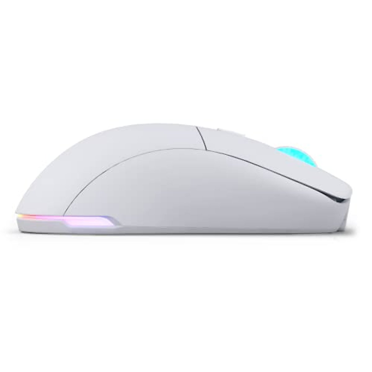 PWNAGE Ultra Custom Wireless Symm 1 Gen 2.0 - Ultra Lightweight Honeycomb Design Gaming Mouse 3370 Sensor - PTFE Skates - 6 Buttons - 74G (White, Solid Sides)