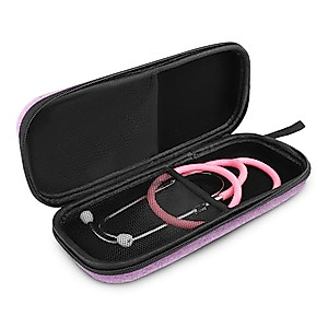 Smilets Personalized Stethoscope Case Custom Name Stethoscope Box Stethoscope Carrying Bag Hard Lightweight Stethoscope Holder Case for Nurse Doctor Nurses Week Gift