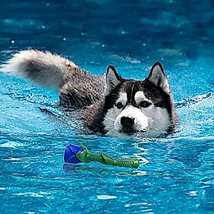 Blingbrione Dog Chew Toys for Large Breed Aggressive Chewers, Puppy Durable Rose Rubber Teething Toys for Small/Medium Dog, Tough Toys for Training and Cleaning, Interactive Dog Valentine's Day Gift