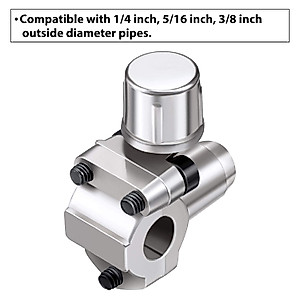 3 Pieces BPV31 Bullet Piercing Tap Valve Kits U-Charging Hose Refrigerant Can Tap with Gauge R134a Can to R12/R22 Port 1/2 Replace for AP4502525 BPV31D GPV14 GPV31 GPV38 GPV56 MPV31