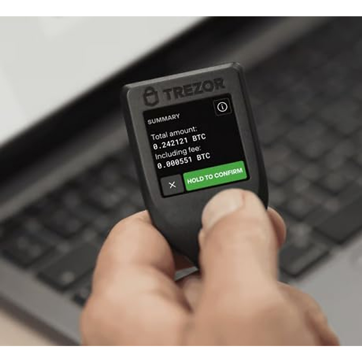 Trezor Model T - Crypto Hardware Wallet with LCD Touchscreen, Protecting Bitcoin & 1000's of Coins with Maximum Security