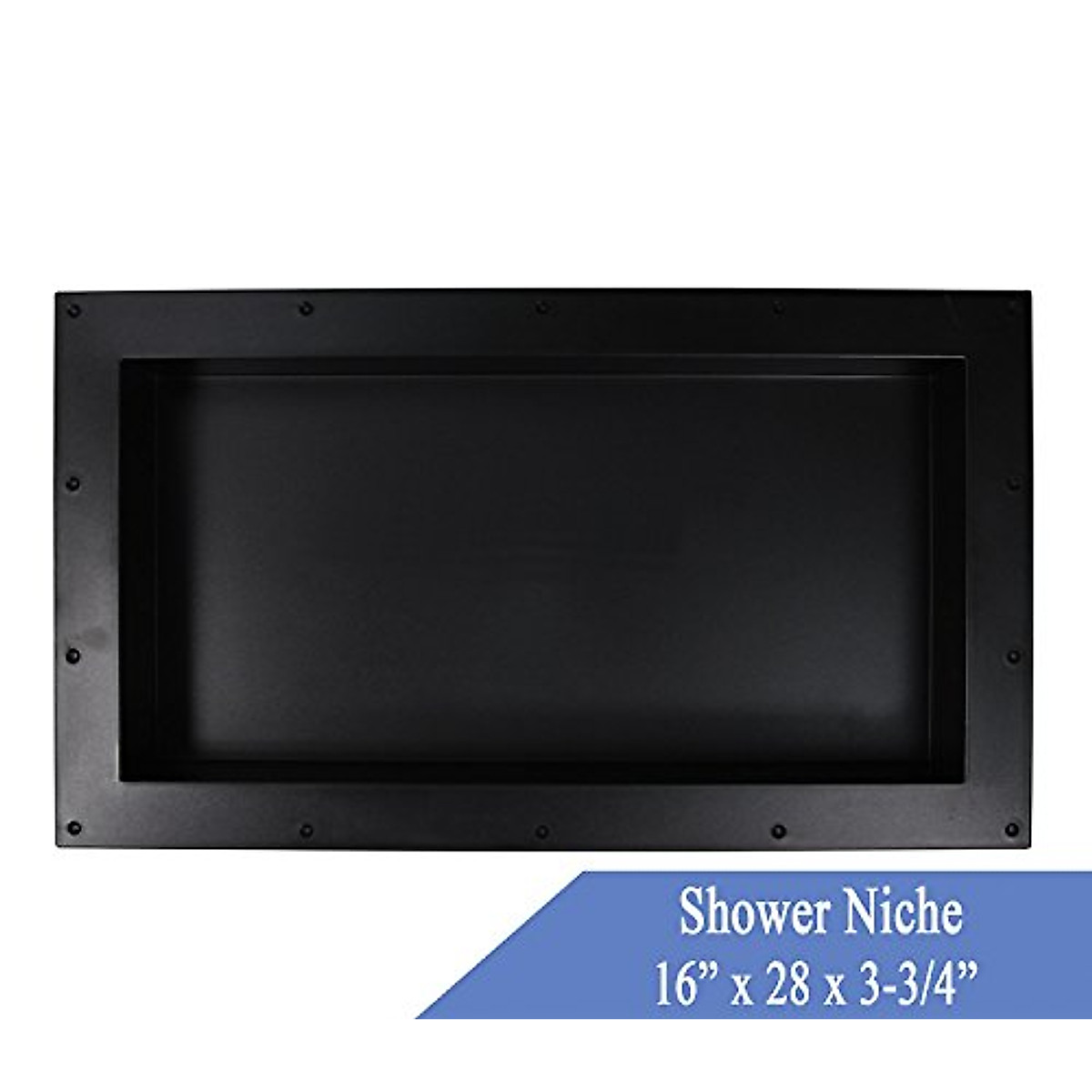 SHOWER CUBE Ready For Tile Waterproof Leak Proof Bathroom Recessed Shower Shelf Shower Niche Organizer Storage For Shampoo and Toiletry Storage (16" x 28" Single Shelve)