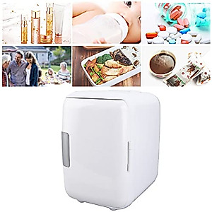 Haofy Car Refrigerator, Fast Cooling Small Portable Mini Refrigerator 4 (White)
