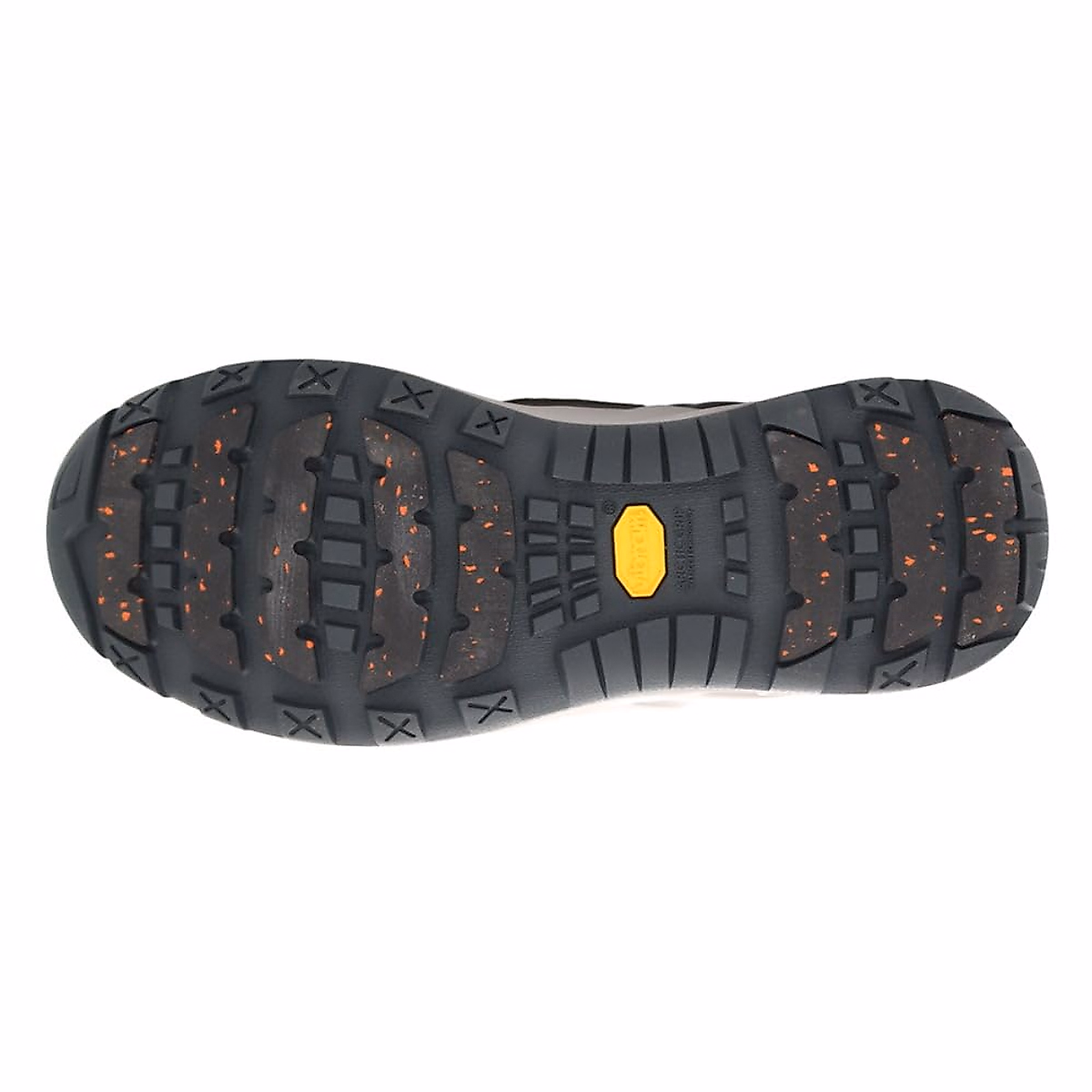 Propet Men's Valais Waterproof Hikers, Gunsmoke/Orange, 12 X-Wide US