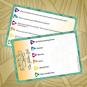 USAopoly Trivial Pursuit Golden Girls Trivia Game | Golden Girls TV Show Themed Game | 600 Questions to relive All The Classic Moments from The Golden Girls | Themed Trivial Pursuit Game