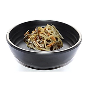 Lucky Star Melamine Round Snack Sauce Dipping Dishes Bowls Cups, 3-7/8" (4 oz), Black (10)