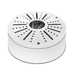 Universal Bullet Security Camera Junction Box Mount Bracket,Outdoor Metal Camera Mounting Box,Waterproof Junction Box,Wall Ceiling Mount Hide Cable Junction Base Boxes for IP Camera Electric Enclosure