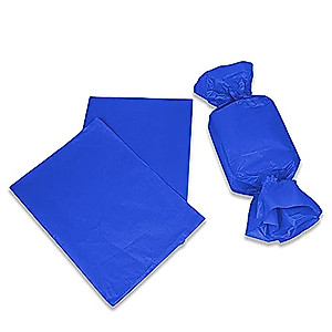 Lytio 100 Sheets Tissue Paper Aegean Blue Perfect for Gift Bags, Packing, Floral DIY Crafts (100 pcs, Aegean Blue)