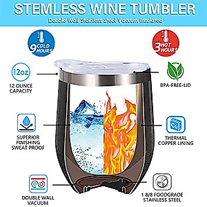 30th Birthday Decorations For Women 30th Birthday Gifts For Her 12oz Wine Tumbler Happy 30 Year Old Bday Presents for 1993 Woman Bestie Friend Sister Black Wine Cup With Turn Thirty Keychain