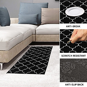 Kitchen Rugs Kitchen Mat Set of 2 Kitchen Rug Non-Slip Kitchen Rugs and Mats 47.3x17.3/31.5x17.3 Inch Floor Mat Doormat Runner Rug for Kitchen, Laundry, Living Room, Bedroom, Bathroom, Front Door