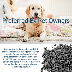 Zouhwaso Pet Care 112 Filter Compatible with MA Series 112 Air Cleaner pur-ifier, 3-in-1 Composite Filtration with Upgrade acti-vated car-bon Filter, H13 HEPA and Fine Pre-Filter, Pack of 2