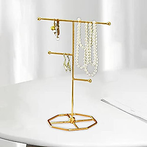 UGPLM Jewelry Organizer Hanger Home Decoration Ornament Durable Necklace Holder Earring Display Stand for Bracelet Closet Ear Hook Vanity Table