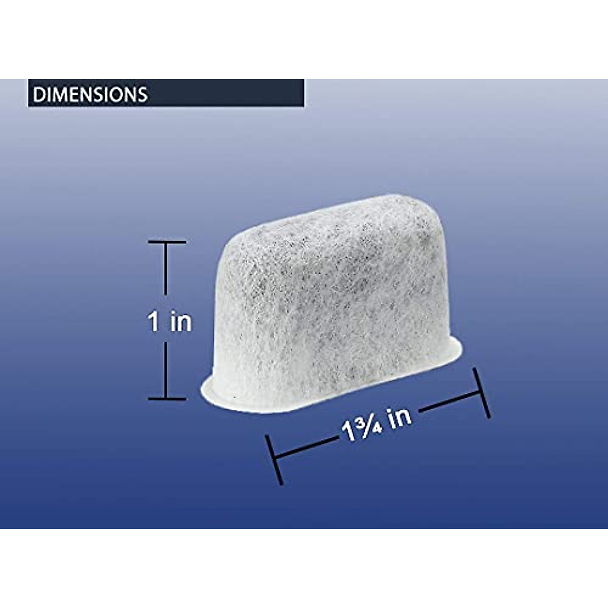 GOLDTONE Activated Carbon Water Filters fits BRAUN Coffee Makers and Brewers Replacement for your BRAUN Charcoal Water Filter (12 Pack)