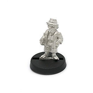Stonehaven Miniatures Halfling Wool Merchant Figure (for 28mm Scale Table Top War Games) - Made in USA