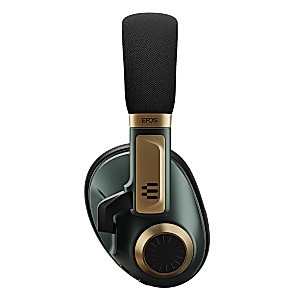 EPOS Gaming H3Pro Hybrid Gaming Headset - PC Headphones with Microphone - Noise-Cancellation, Adjustable, Smart Button Audio Mixing, Bluetooth, Gaming Suite, Surround Sound - (Racing Green)