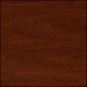 Bush Business Furniture Series C U Shaped Desk with Hutch and Mobile File Cabinet, 60W, Hansen Cherry