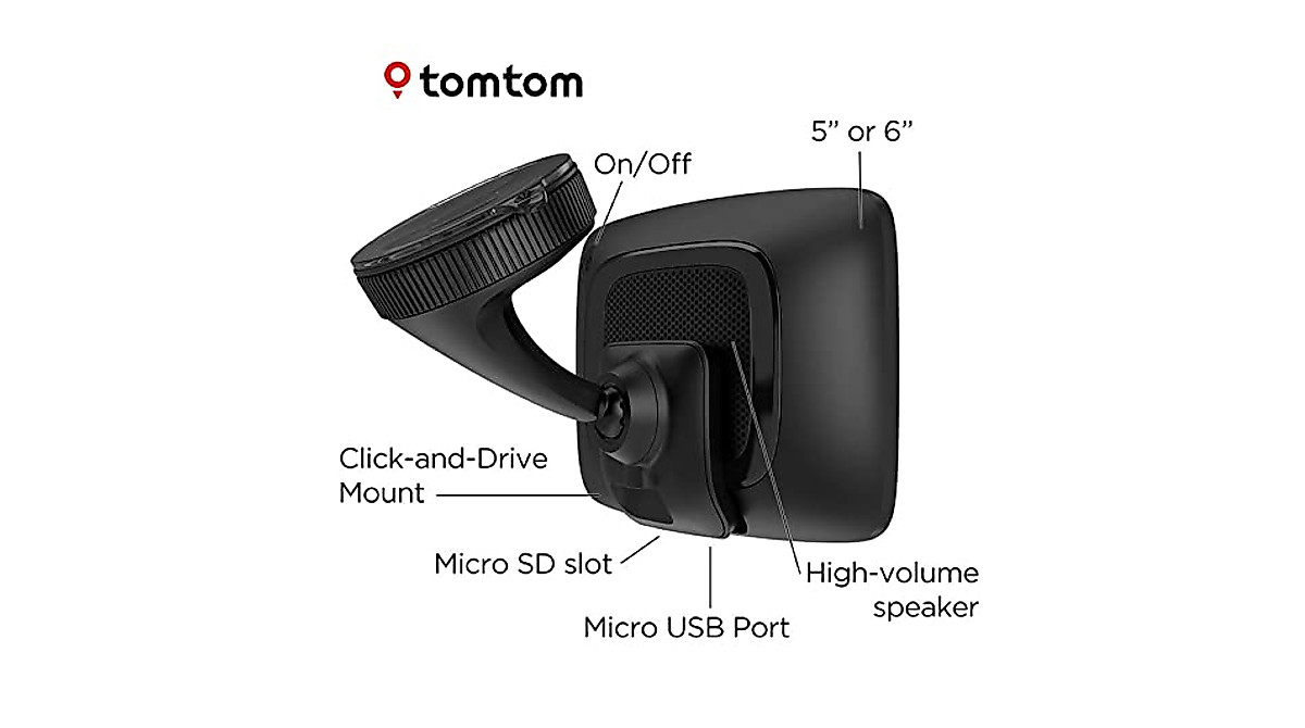TomTom GO Supreme 6" GPS - Real-Time Traffic & Speed Alerts