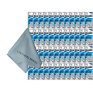 Energizer CR2430 CR 2430 DL2430 Lithium 3V 48 Batteries