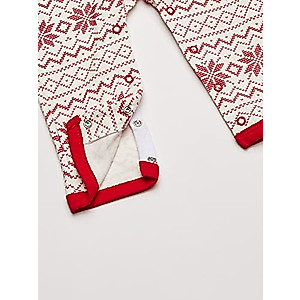 Hudson Baby Unisex Baby Cotton Sleep and Play, Reindeer, 0-3 Months