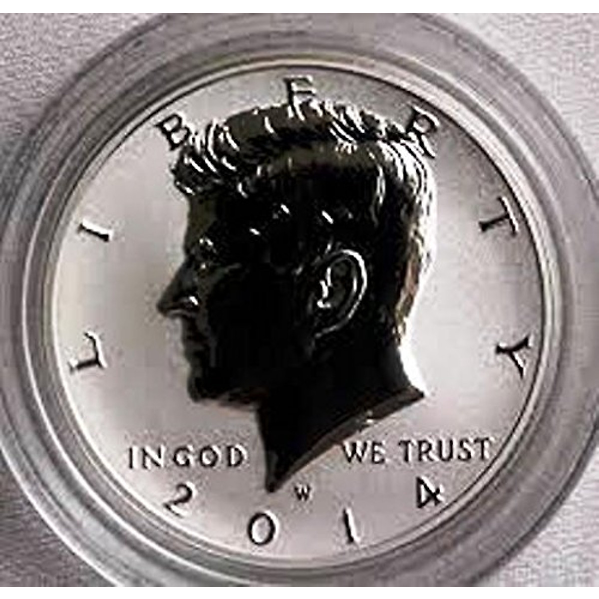 2014 W Kennedy 2014 W Reverse Proof Silver Kennedy Half Dollar Very Good DCAM