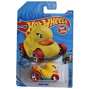 Hot Wheels Duck N' Roll - Street Beasts 2/10 - Yellow 132/250