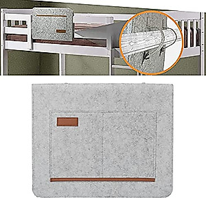 Eulbevoli Bedside Storage Organizer, Large‑Capacity Bedside Hanging Holder for Dormitory Rooms for Families