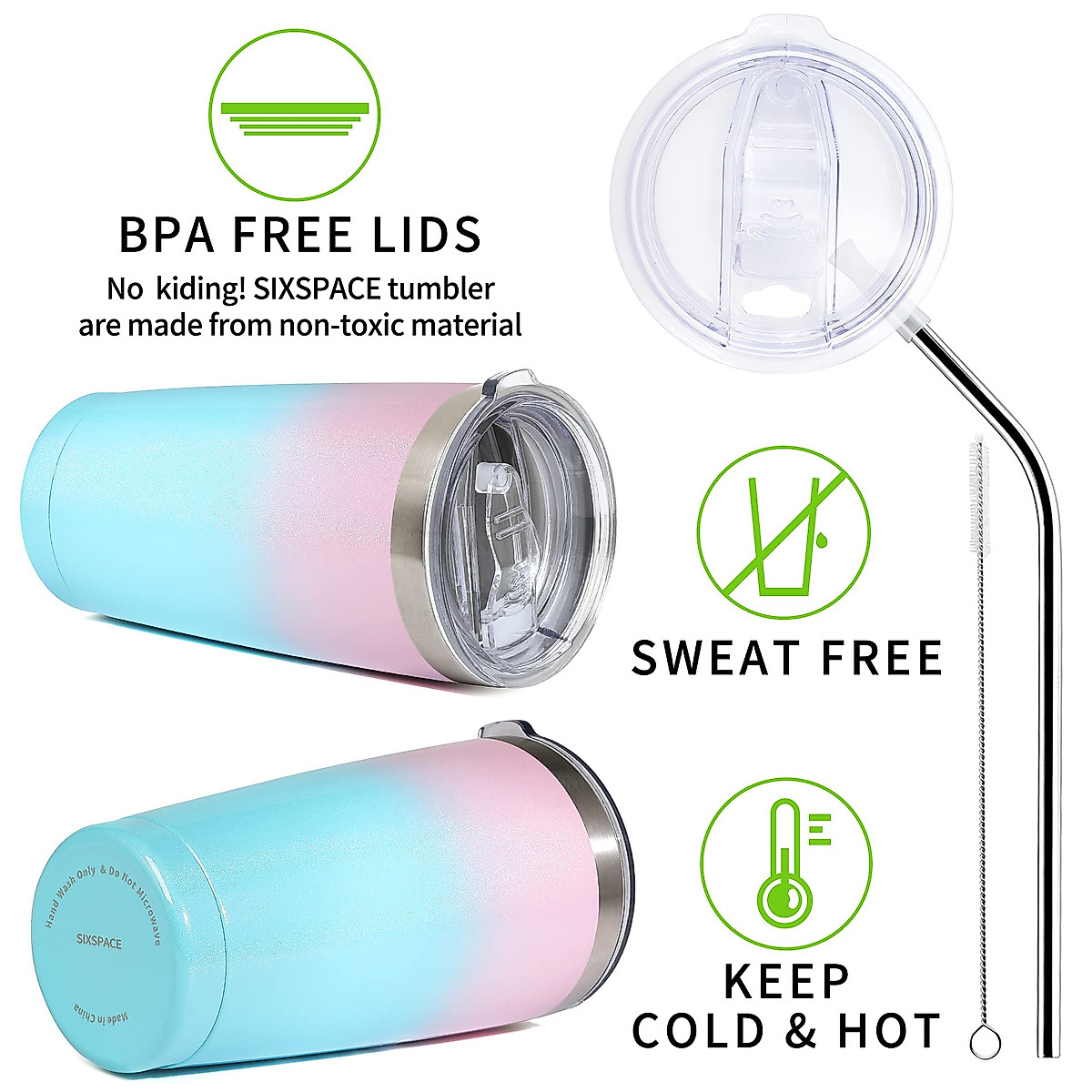 Inspirational Gifts for Women - Best Friend, Friendship Gifts,Graduation Gifts-Funny Christmas Birthday Gifts for Female, Mom, Wife, Girlfriend, Daughter, Sister, Coworker, Her,20 Oz Insulated Tumbler