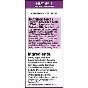 Fruit Shoot, Berry Burst, 10.1 Fl Oz Bottles (Pack of 24)