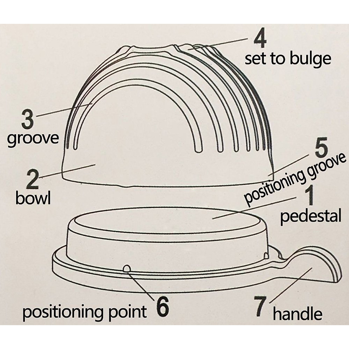 Bowl Maker | Easy Fruit Vegetable Cutter Bowl Fast Salad Slicer