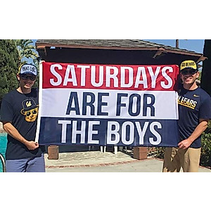 Saturdays are Boys Flag Fraternities Parties Dorm Room Balcony Decor Banner College Flags 3x5 Feet