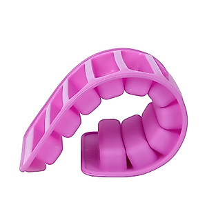 Minchsrin Silicone Ladyfingers mold Chocolate molds Non-Stick For Cookies Candy Crayon Candle Soap Ice Cube Tray Set of 2 (purple)