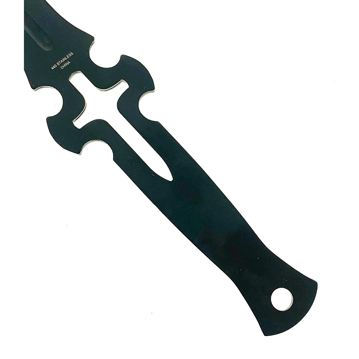 MasterTarget Target Master 8" 3PCS Cross Style Fixed Blade Set. 440 Stainless Steel Blade, Gifts